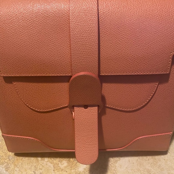 Senreve | Bags | Senreve Midi Maestra In Pebbled Coral With Gold ...